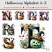 Halloween Alphabet Letters A-Z Clipart, Png, Digital Download, Junk ...
