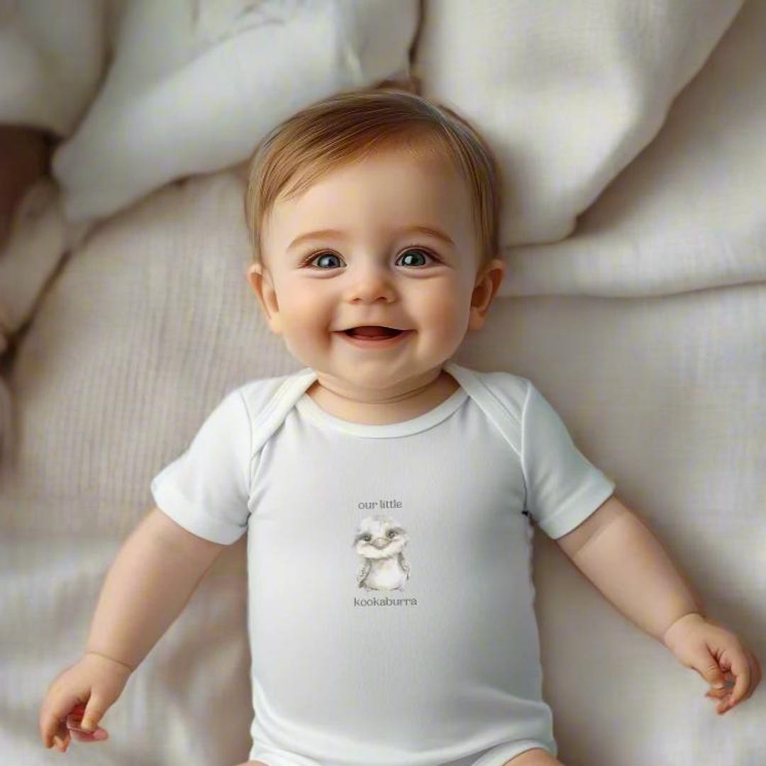 Kookaburra Baby Bodysuit: Australian Wildlife Onesie - Etsy