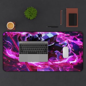 Anime Themed Desk Mat With Demon Slayer Design: Stylish Japanese Anime ...