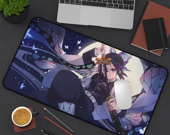 Anime Themed Desk Mat With Demon Slayer Design: Stylish Japanese Anime ...