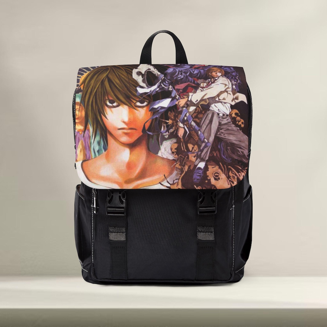 Anime Death Note Backpack, Japanese Shoulder Bag Light Yagami L Lawliet ...