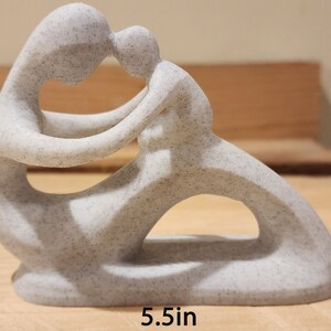 Modern Mother and Child Statue 3D Printed, Heartwarming Mom and Baby ...