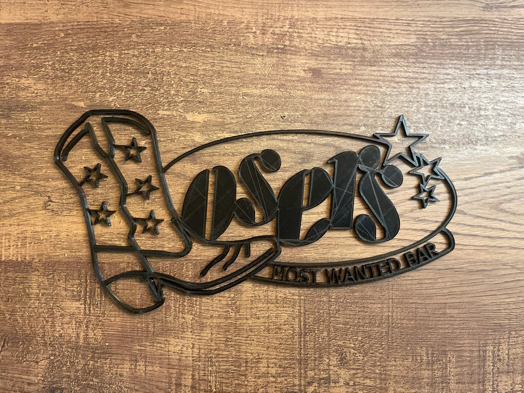 Nashville Loser's Bar Wall Art - 3D Printed - Etsy