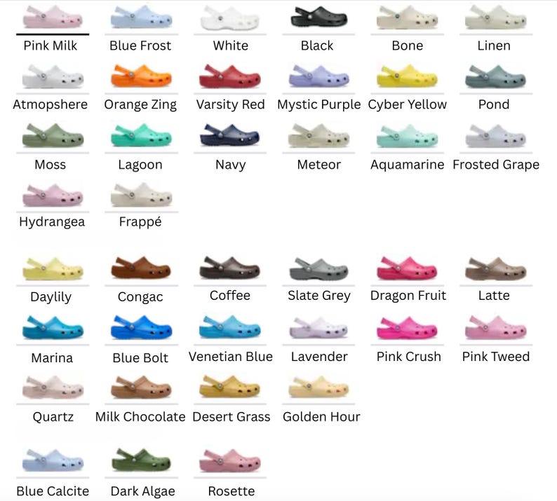 Custom Crocs: Classic Clog - Etsy