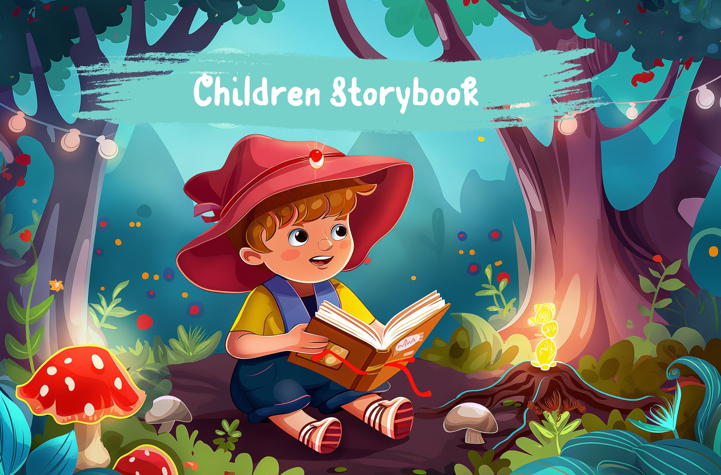 CUSTOM Children Story Book, Children Book Illustration, Story Book ...