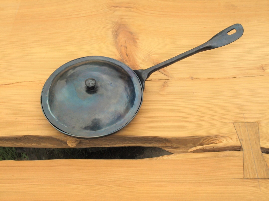 Forged Iron Frying Pan 21cm Solo Camping Bonfire Outdoor - Etsy