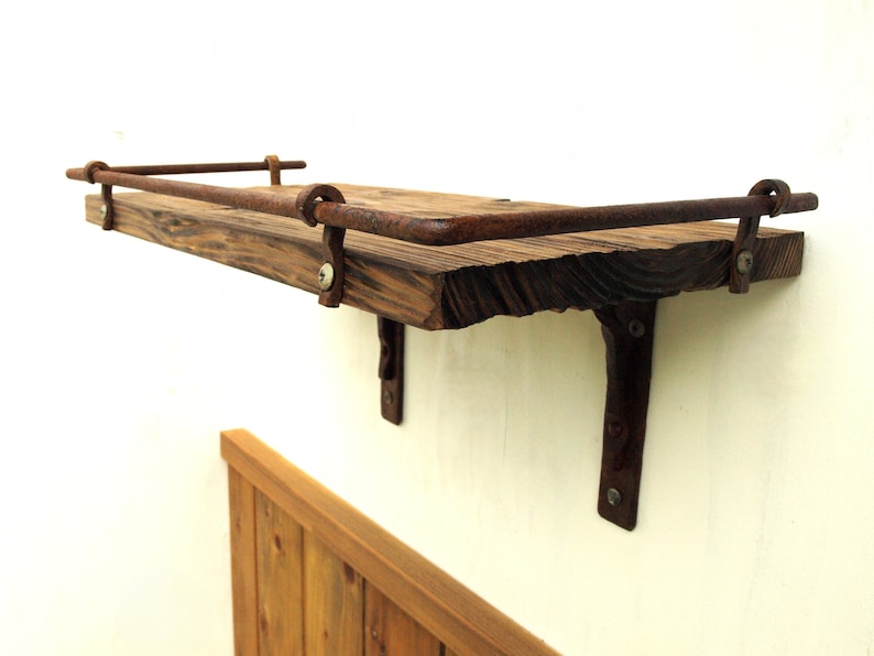 Rusty Iron Shelf Blacksmith - Etsy