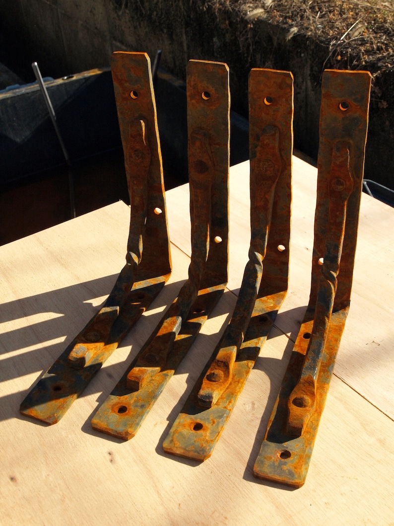 Rusty Iron Shelf Blacksmith - Etsy