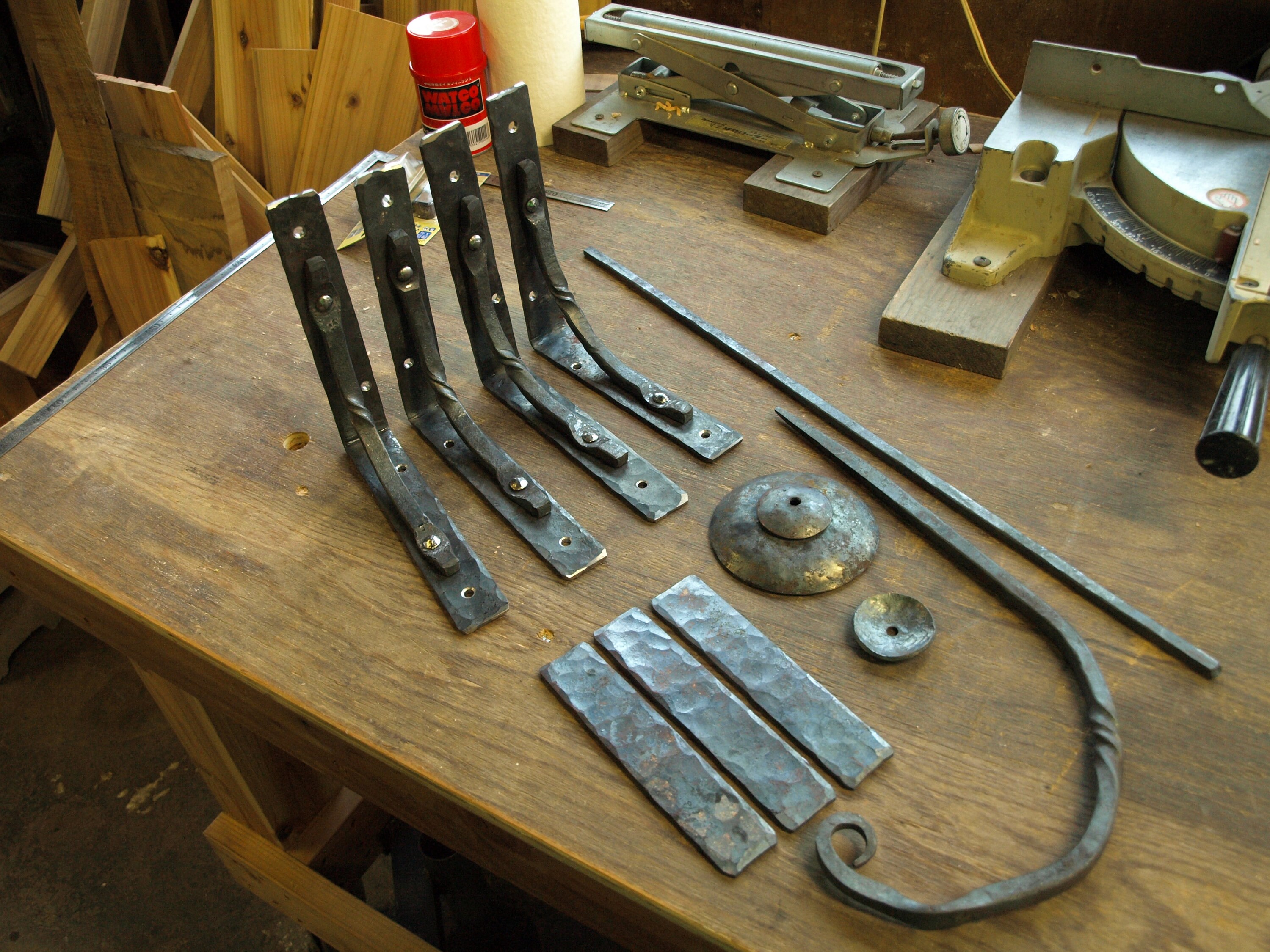 Rusty Iron Shelf Blacksmith - Etsy