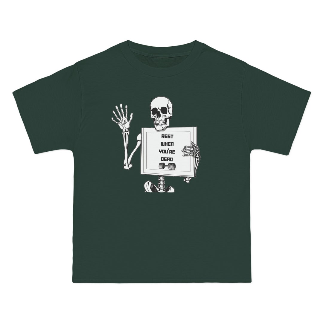 Rest When You're Dead T-shirt - Etsy