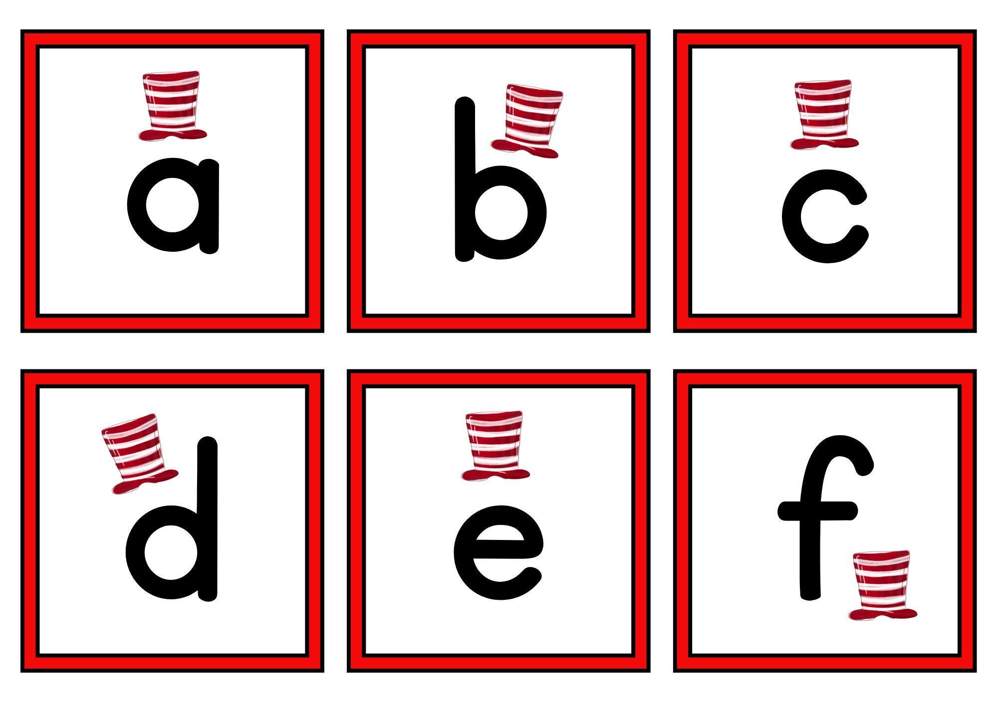 Dr. Seuss "cat in the Hat" Literacy Learning Pack Bundle - Etsy