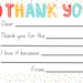 Customizable Birthday Thank You Cards Digital Printable Download - Etsy