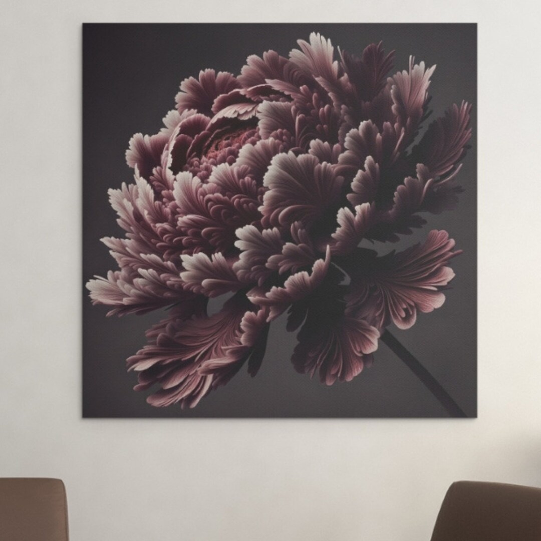 Metal Filigree Peony Poster Wall Art Home & Decor - Etsy