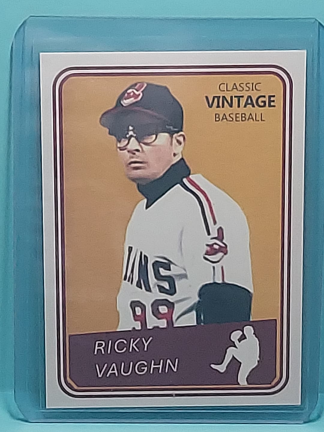 Ricky Vaughn Wild Thang Baseball Card - Etsy