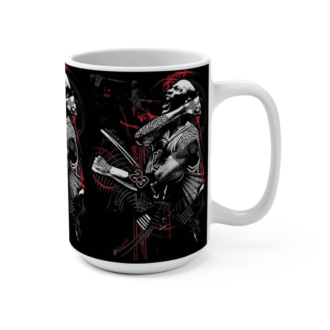 Michael Jordan Art Mug 15oz - Etsy