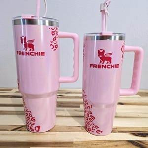 Frenchie Faux Stanley Cup 40oz - Etsy