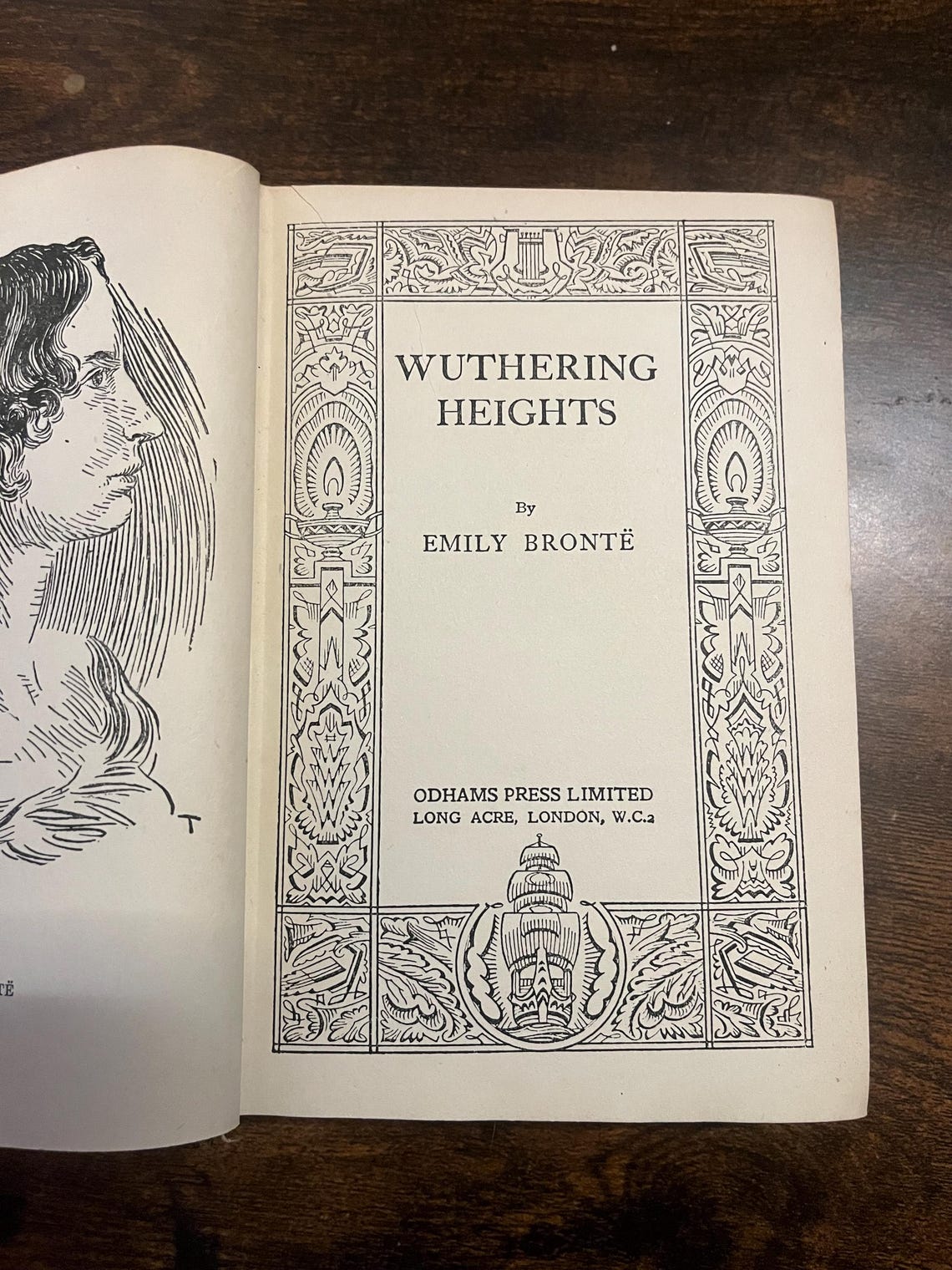 Wuthering Heights by Emily Brontë/ellis Bell, Antique Vintage Hardback ...