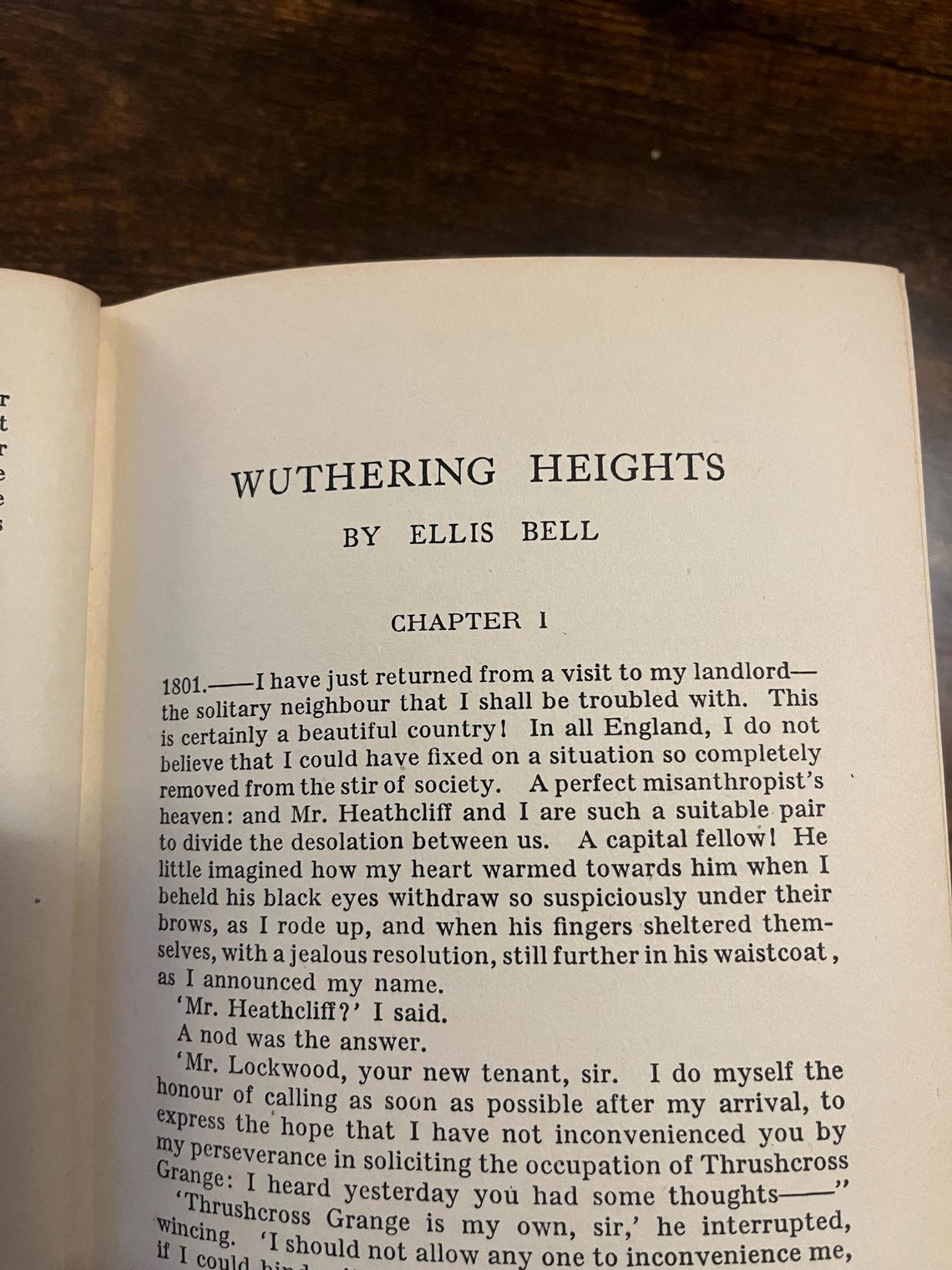 Wuthering Heights by Emily Brontë/ellis Bell, Antique Vintage Hardback ...
