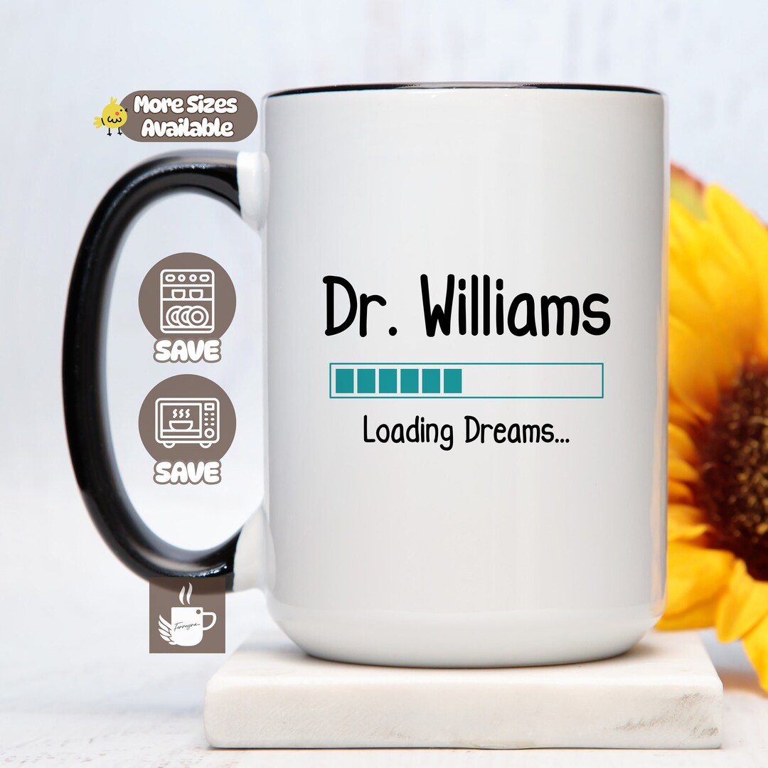 Doctor Loading Dreams Personalized Mug, Funny Future Doctor Gift ...
