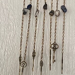 Skeleton Key Wind Chime Blues,tans,whites,gray - Etsy
