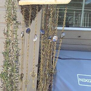 Skeleton Key Wind Chime Blues,tans,whites,gray - Etsy
