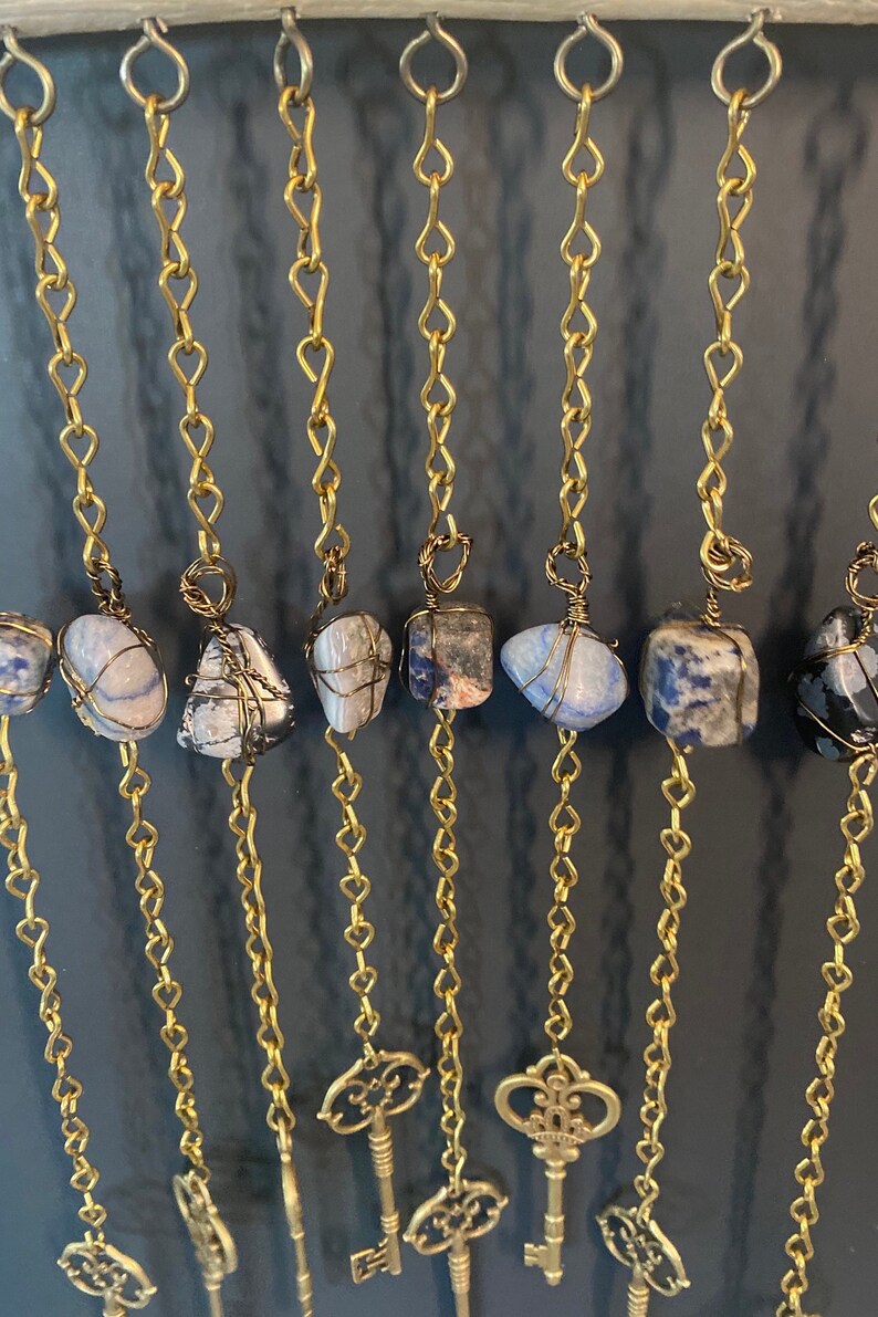 Skeleton Key Wind Chime Browns,blues,and Greens - Etsy