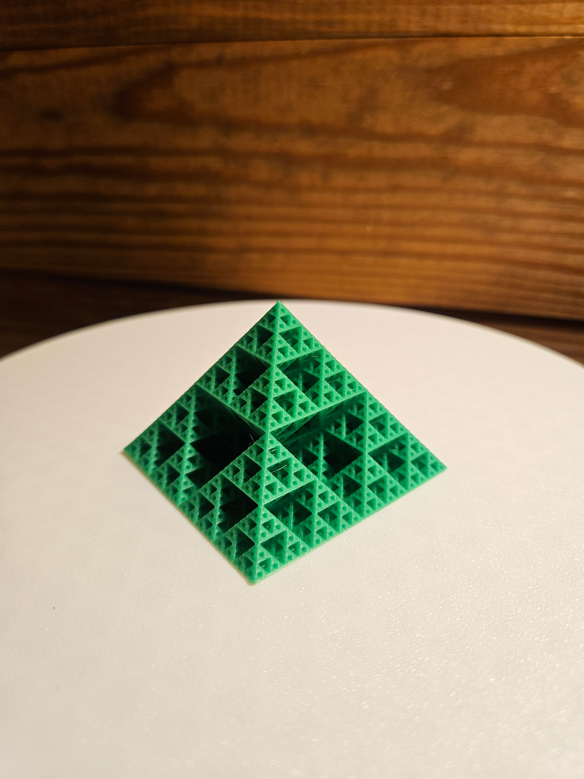 Fractal Pyramid, Sierpinski Triangle - Etsy