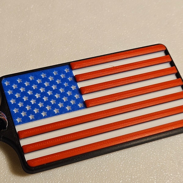 Flag Keychain - Etsy