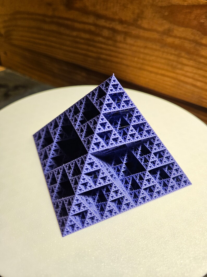 Fractal Pyramid, Sierpinski Triangle - Etsy