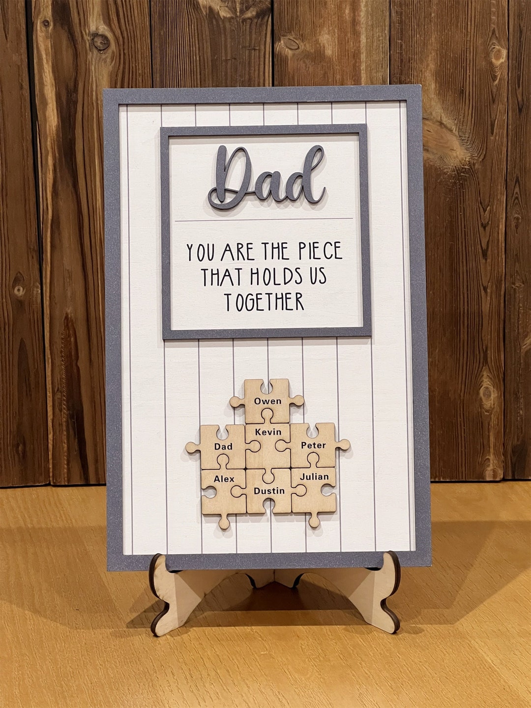 Personalized Father's Day Puzzle Sign,father's Day Gifts,you Are the ...