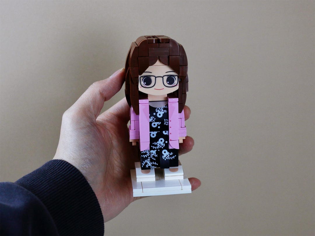 Personalized Photo Brick Figures, Custom Brick Buddies Gift, Family ...