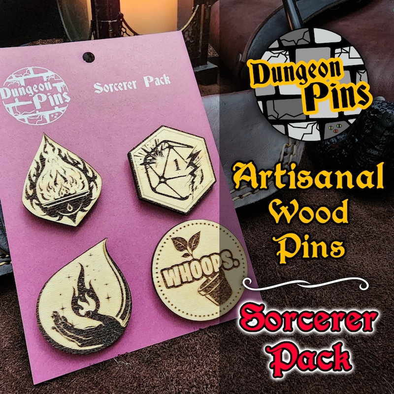Dungeons and Dragons Pin - Etsy