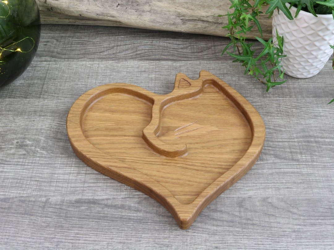Cat Shaped Big Catch-all Tray, Desk Organization Tray. Made in the USA ...