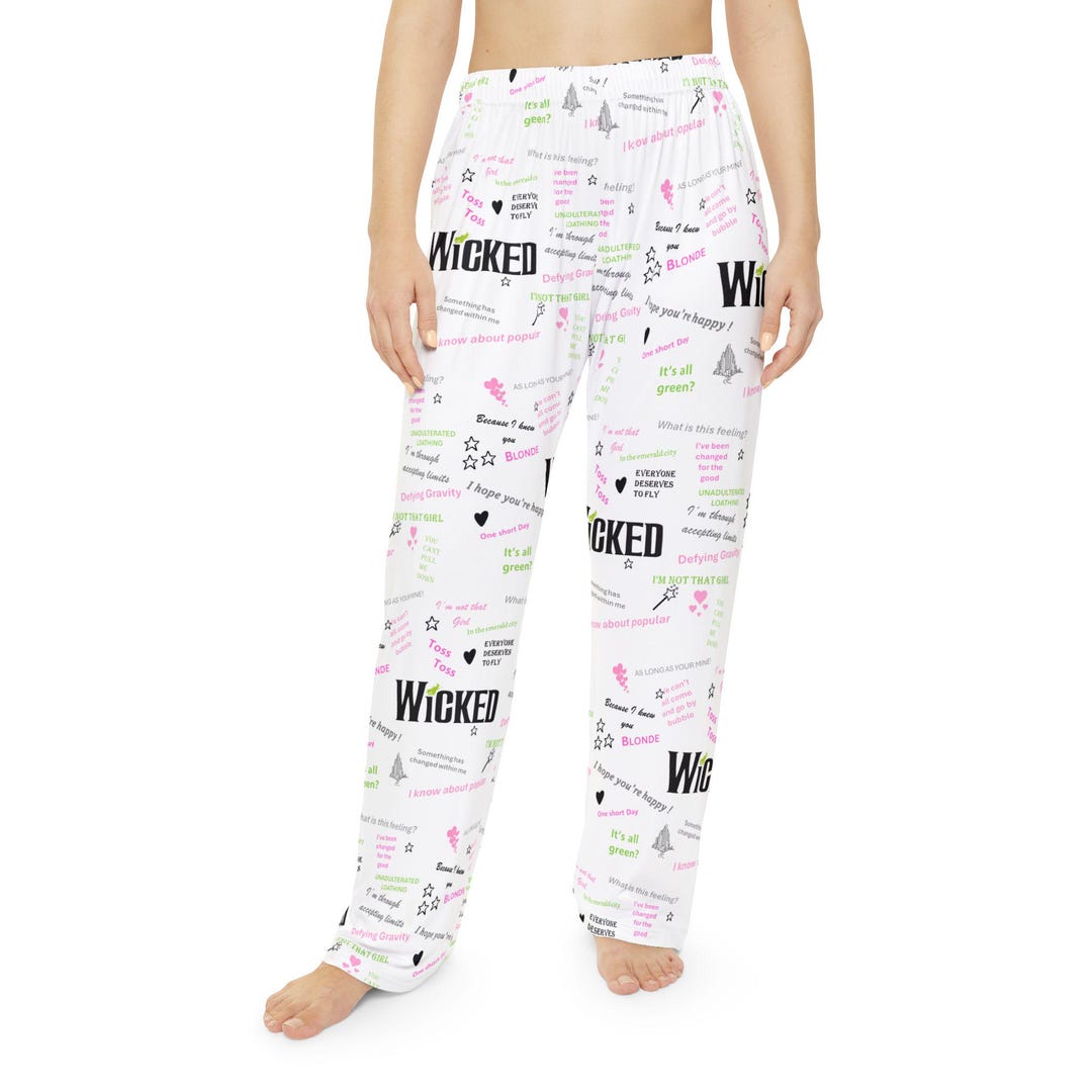 Wicked Women's Pajama Pants, Wicked Lounge Wear, Wicked the Movie ...