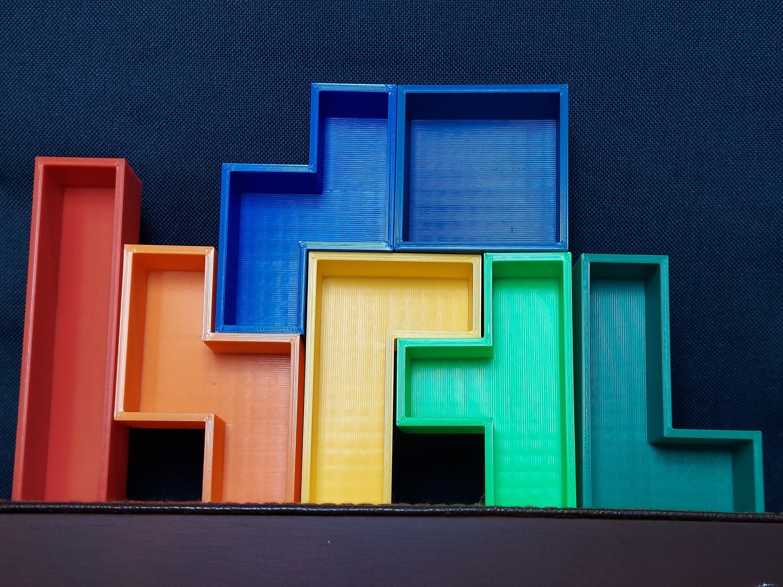 Tetris Block Set Themed Shelves 3D Printed - Etsy