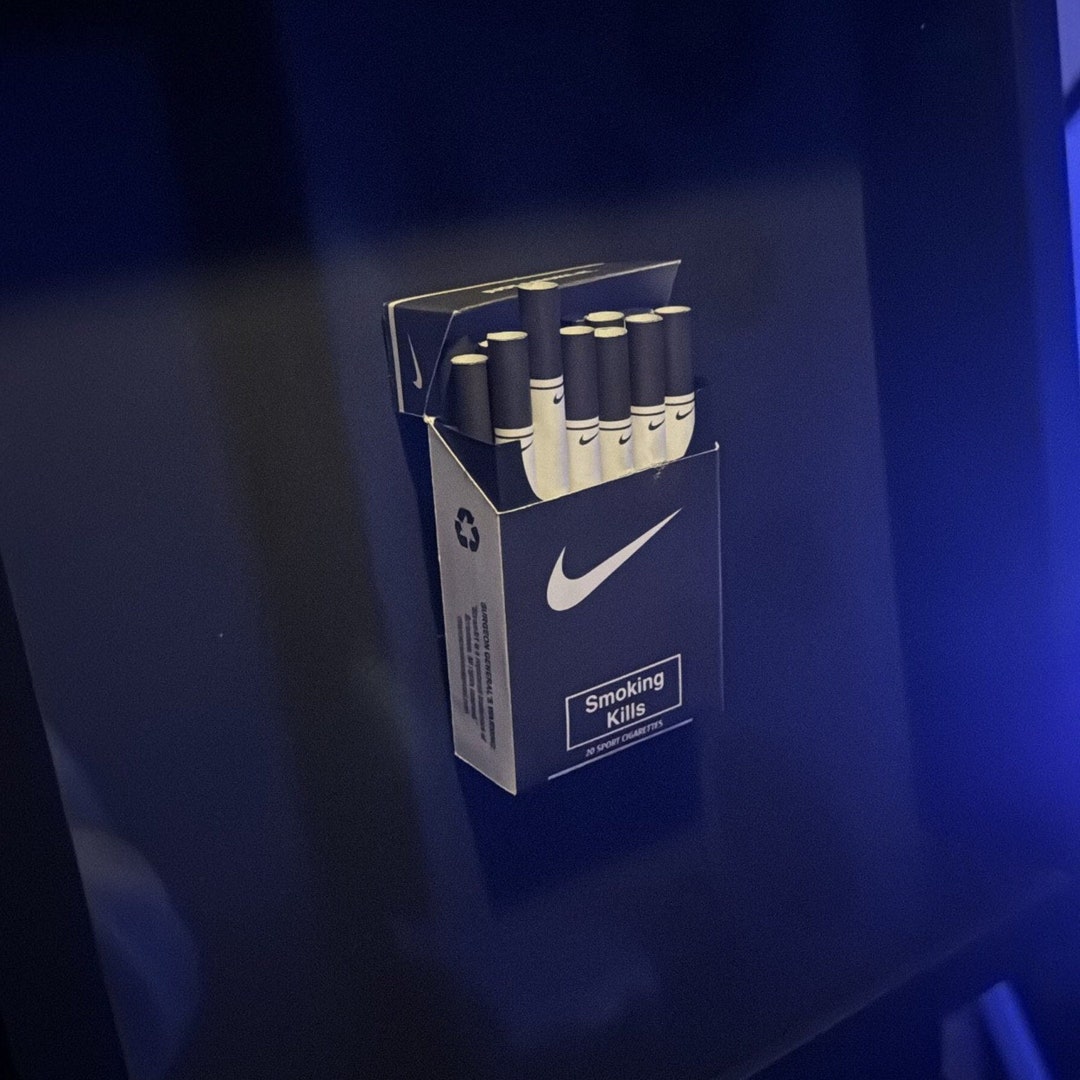 Nike Cigarette Wall Art Realistic 3D Art Decoration for Home and Office ...