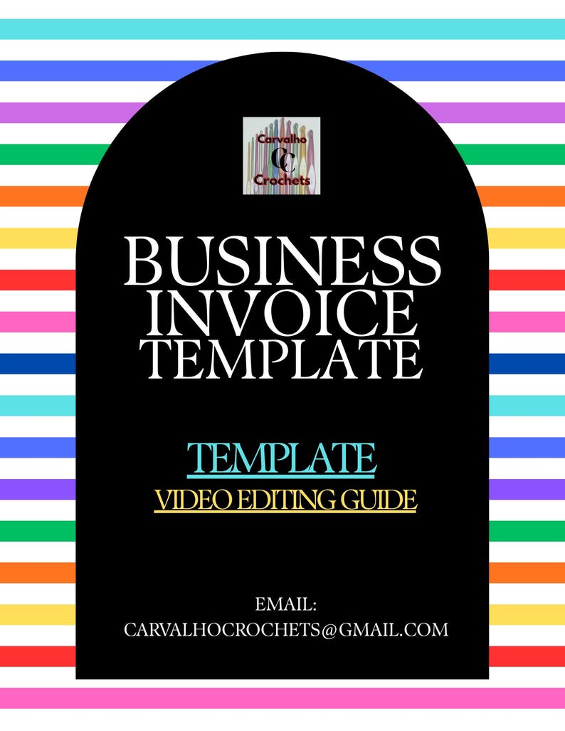 Business Invoice Template - Etsy