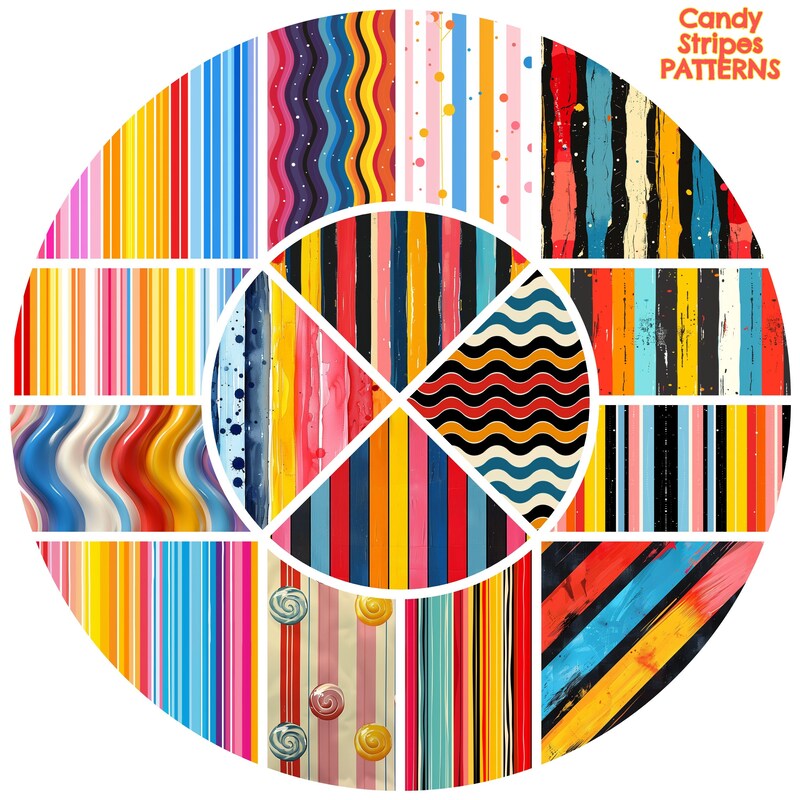 Candy Stripe - Etsy