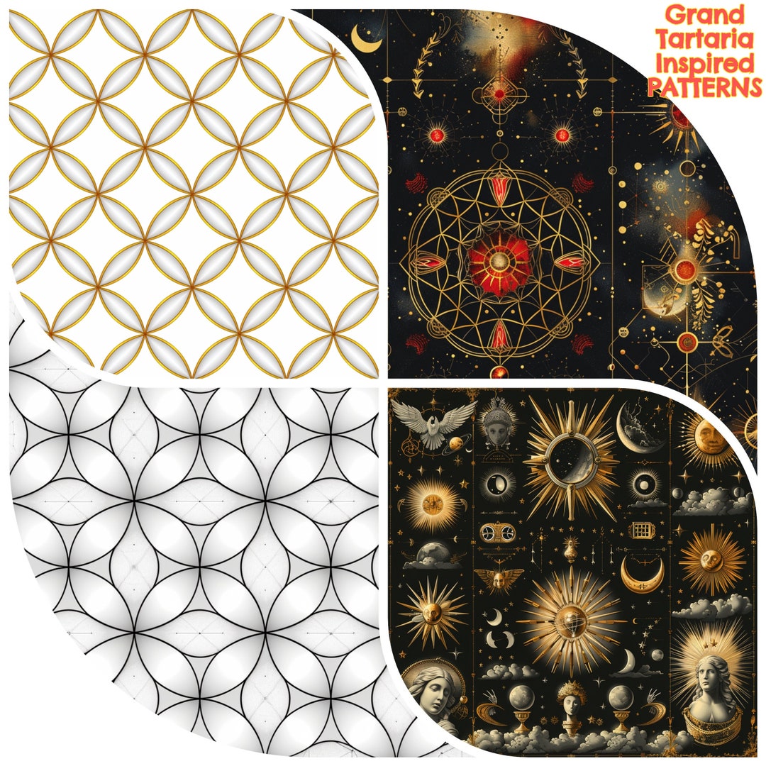 Grand Tartaria Inspired Pattern 20 OPTIONS Seamless Tartarie Art ...