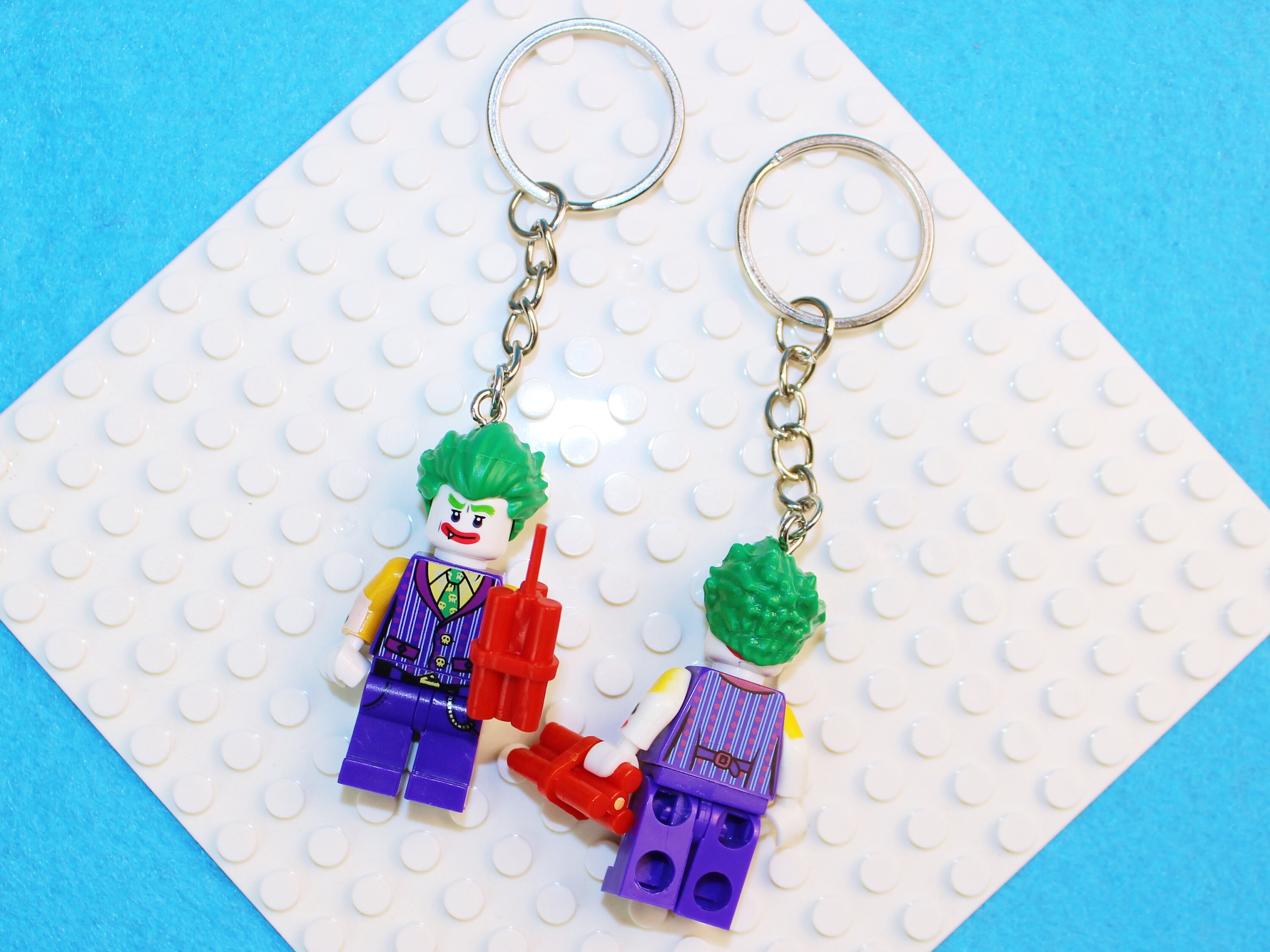 Lego Bricks Key Chain Minifigure Key Chain Bag Charm - Etsy