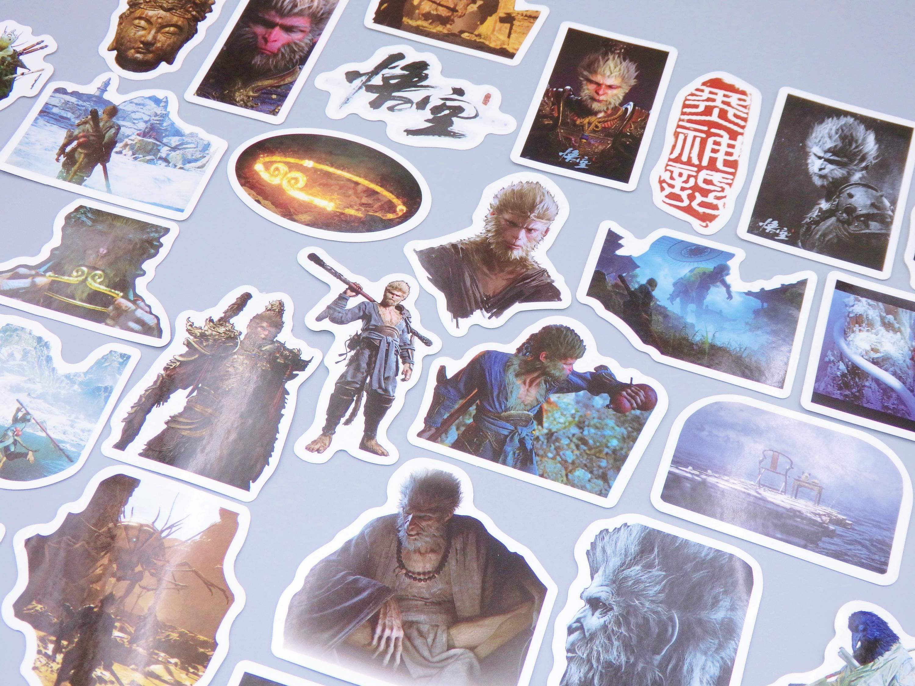 Black Myth: WU KONG Sticker, 50 in a Pack, Game Stickers, Game NPC - Etsy