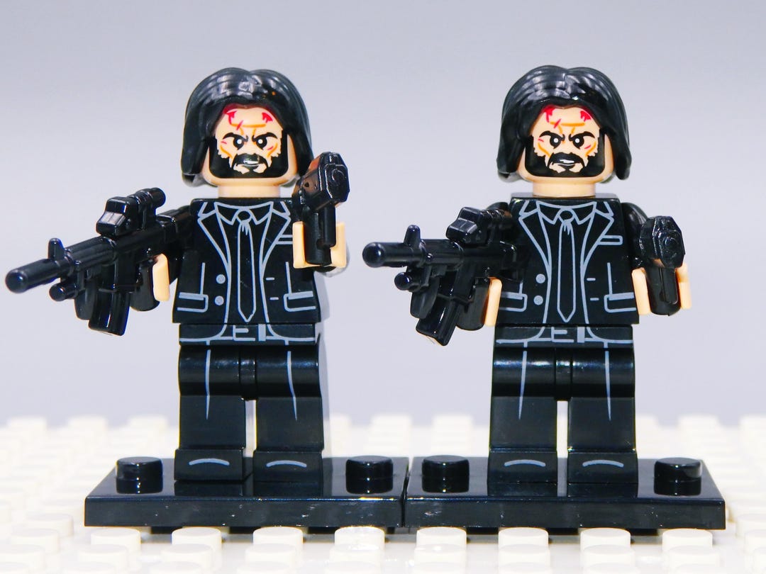 John Wick Mini Figures, Ornament, Super Cute - Etsy