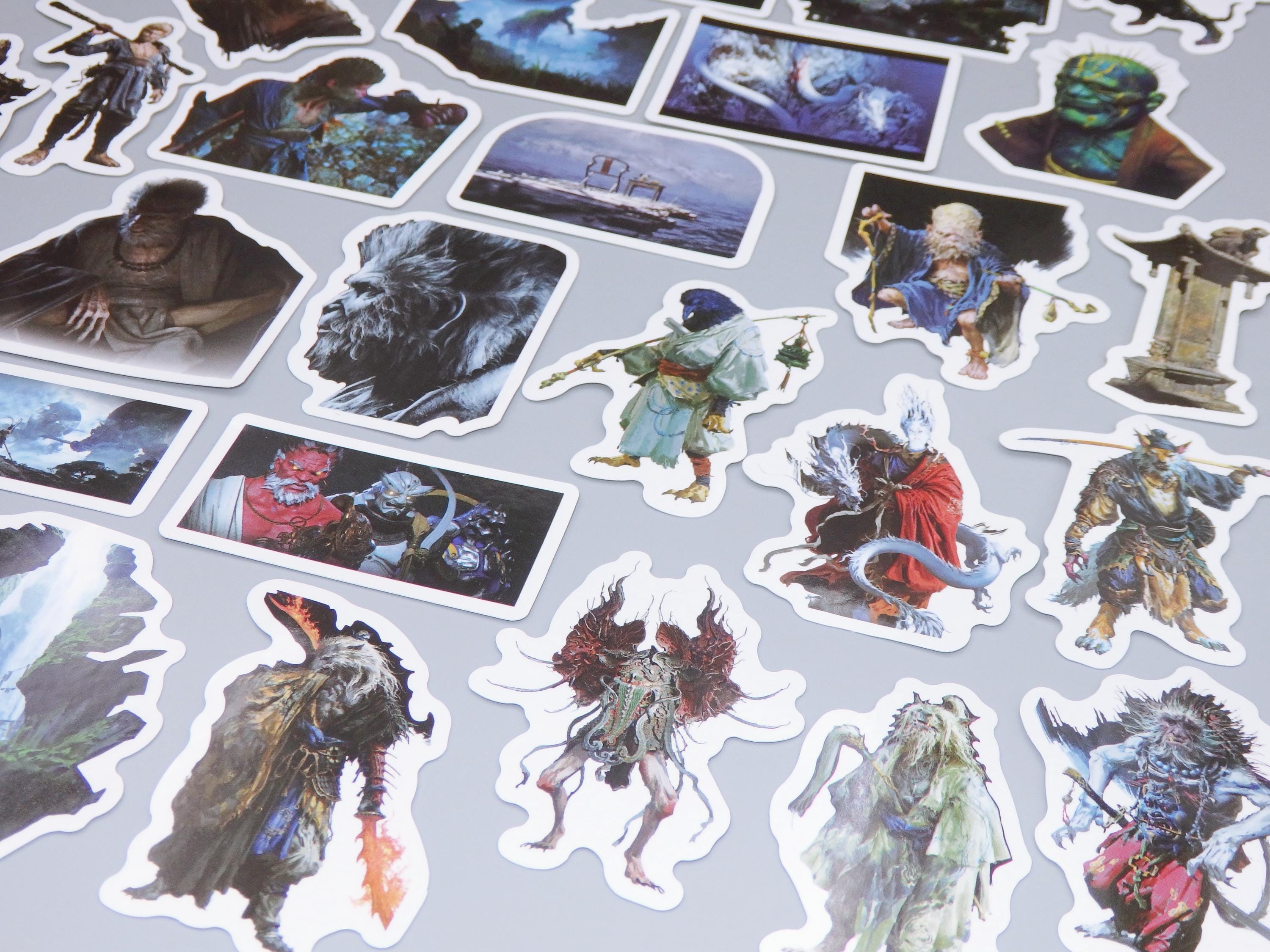 Black Myth: WU KONG Sticker, 50 in a Pack, Game Stickers, Game NPC - Etsy