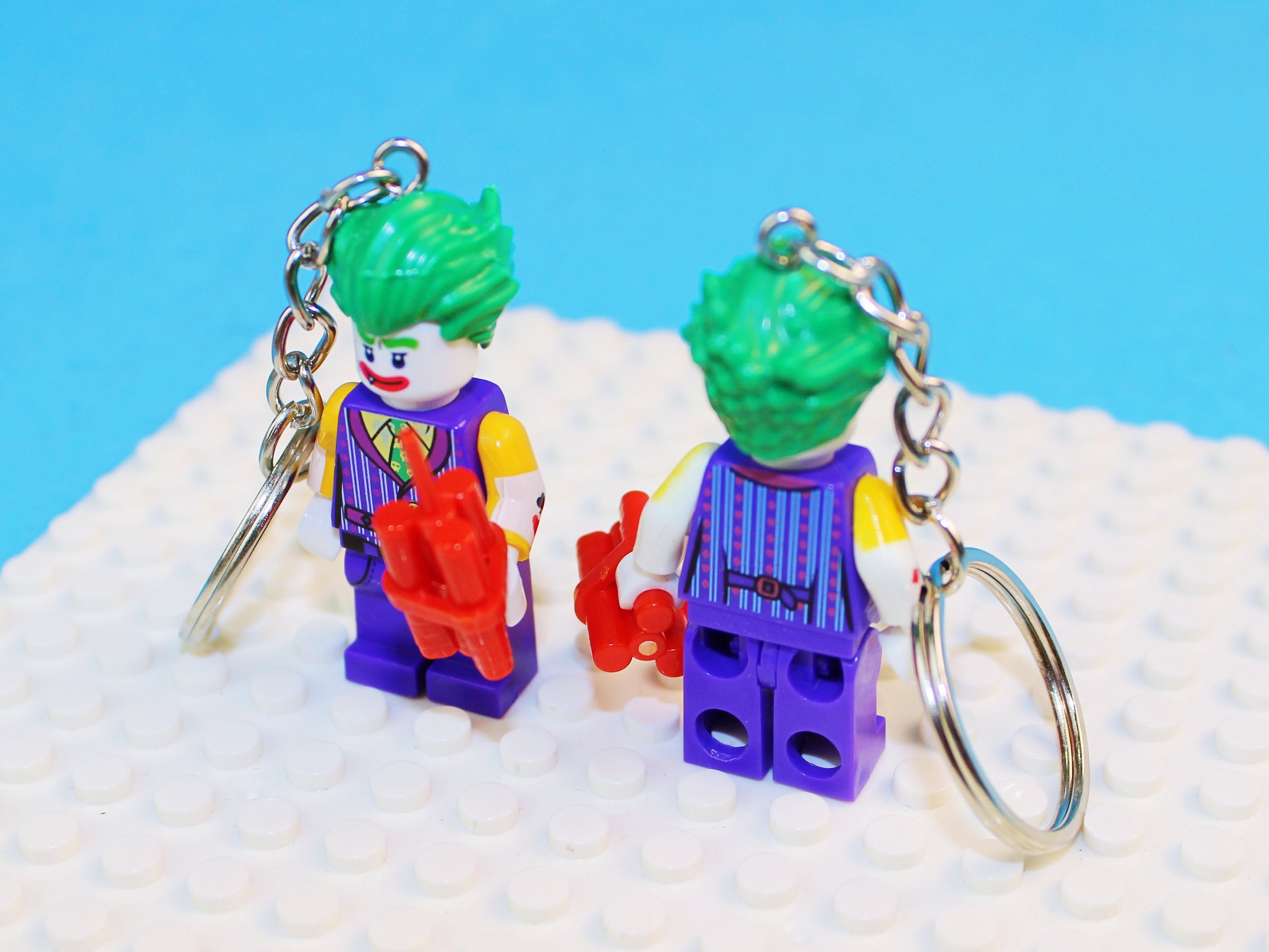 Lego Bricks Key Chain Minifigure Key Chain Bag Charm - Etsy