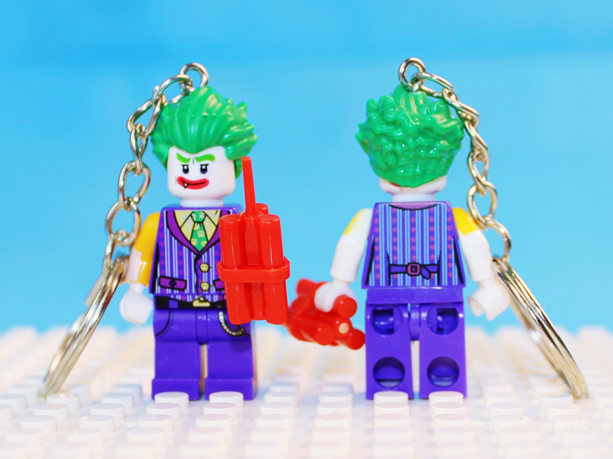 Lego Bricks Key Chain Minifigure Key Chain Bag Charm - Etsy