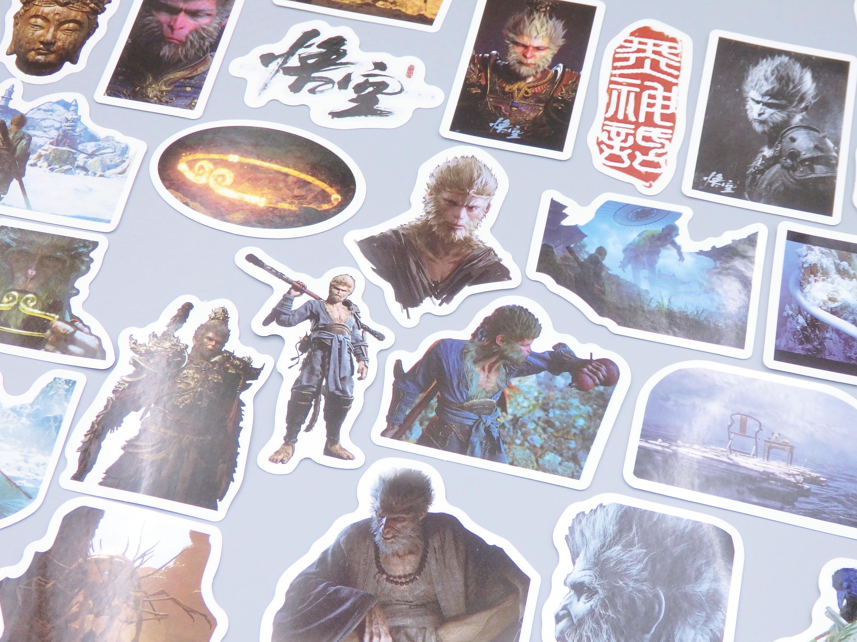 Black Myth: WU KONG Sticker, 50 in a Pack, Game Stickers, Game NPC - Etsy