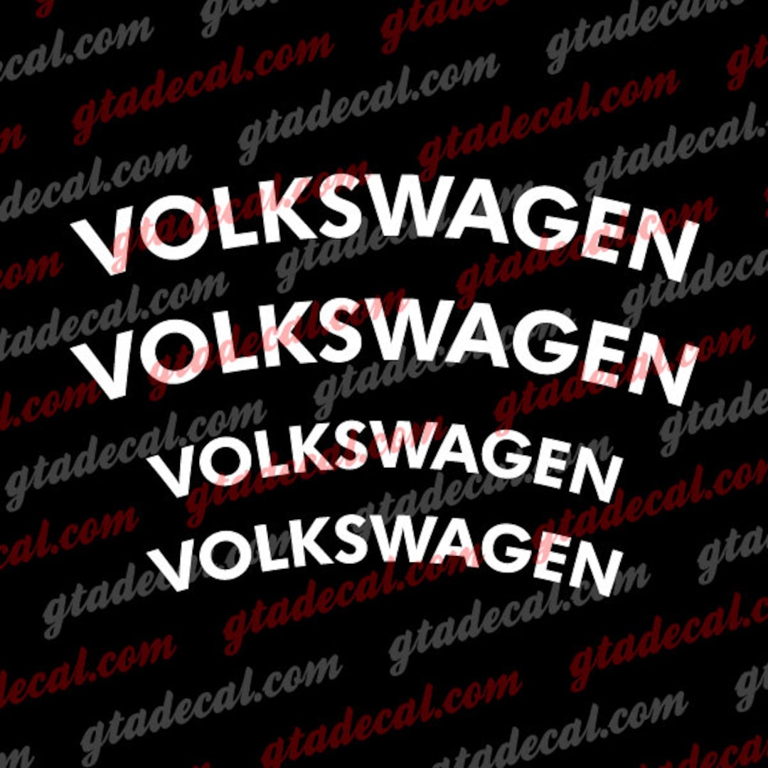Volkswagen Brake Caliper Decal Set - Etsy