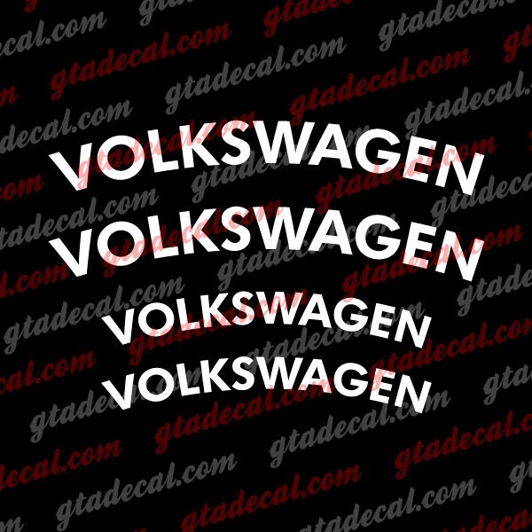 Volkswagen Brake Caliper Decal Set - Etsy