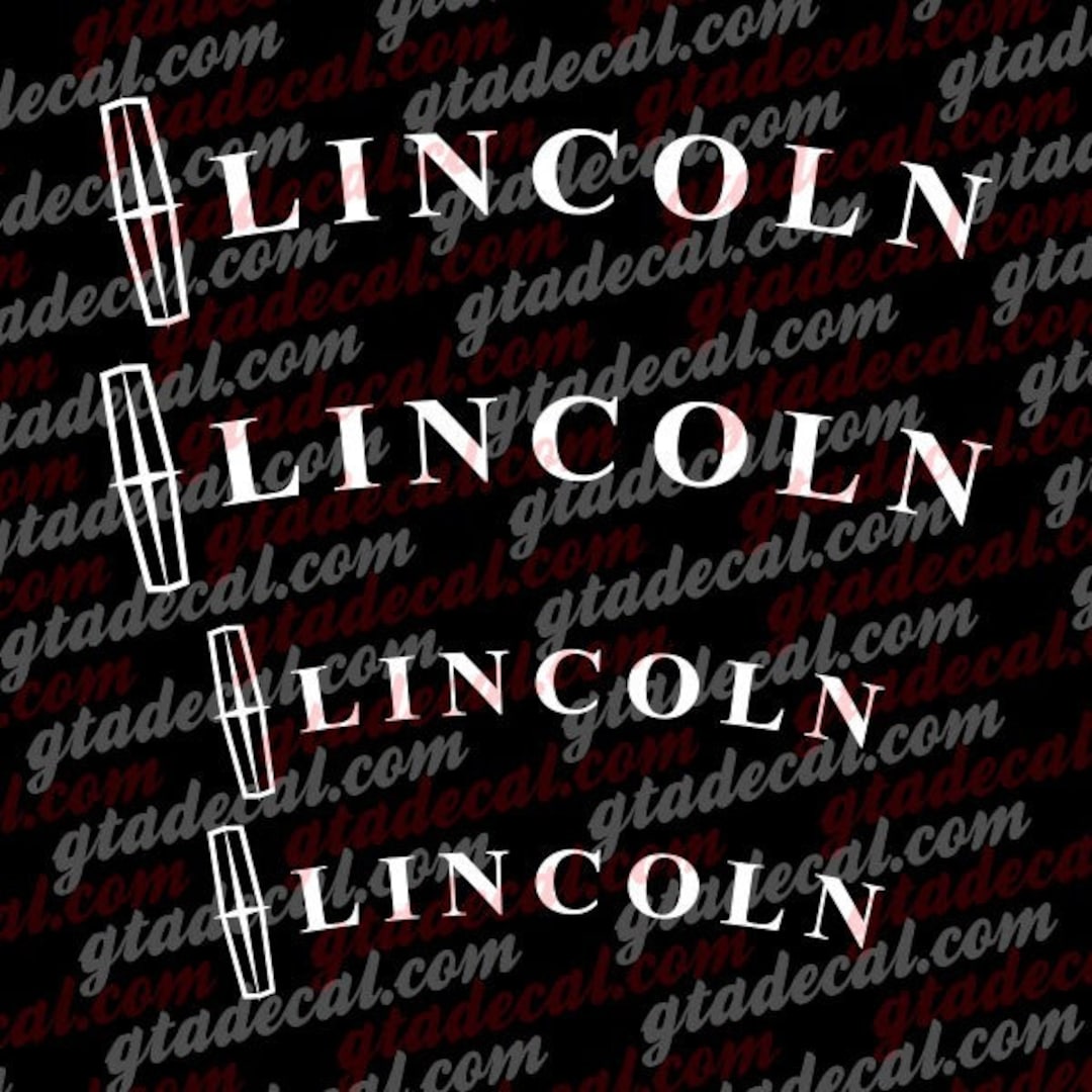 Lincoln Brake Caliper Decal Set - Etsy