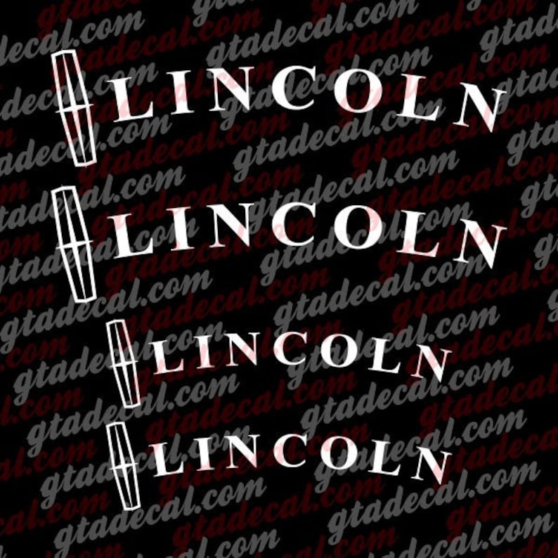 Lincoln Brake Caliper Decal Set - Etsy